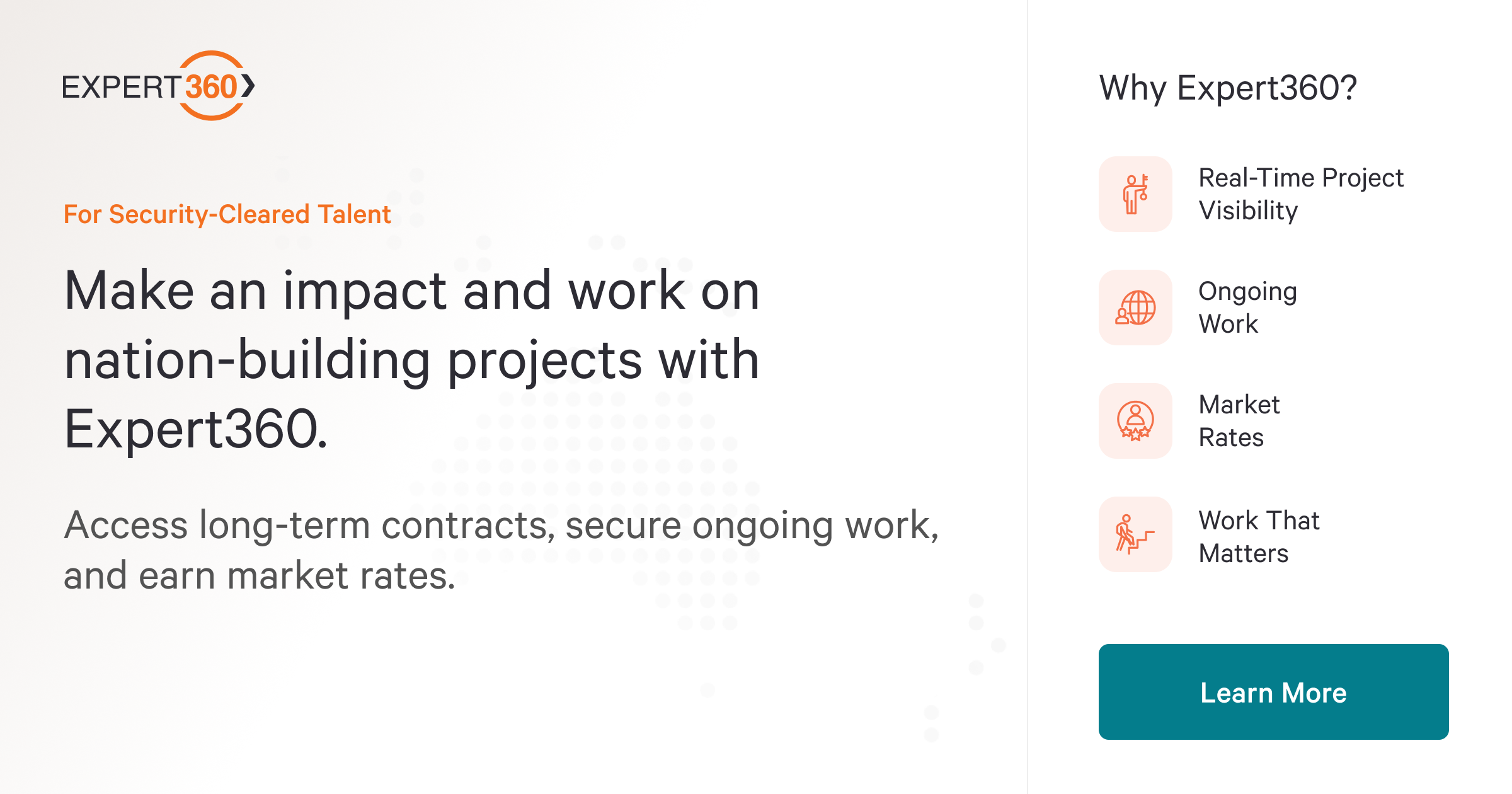 Work on Nation-Building Projects with Expert360